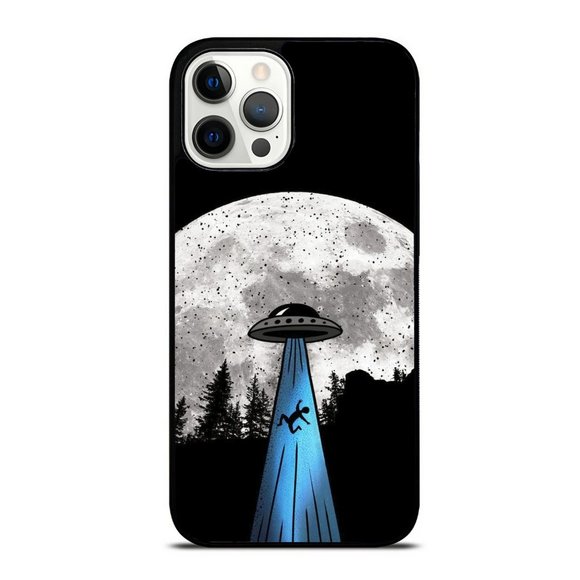 Accessories | Alien Spaceship Ufo Abducting Human Moon Bg Iphone Case ...